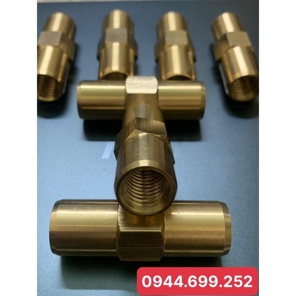 Couplings, brass ferrules, grounding poles with threads at both ends ...