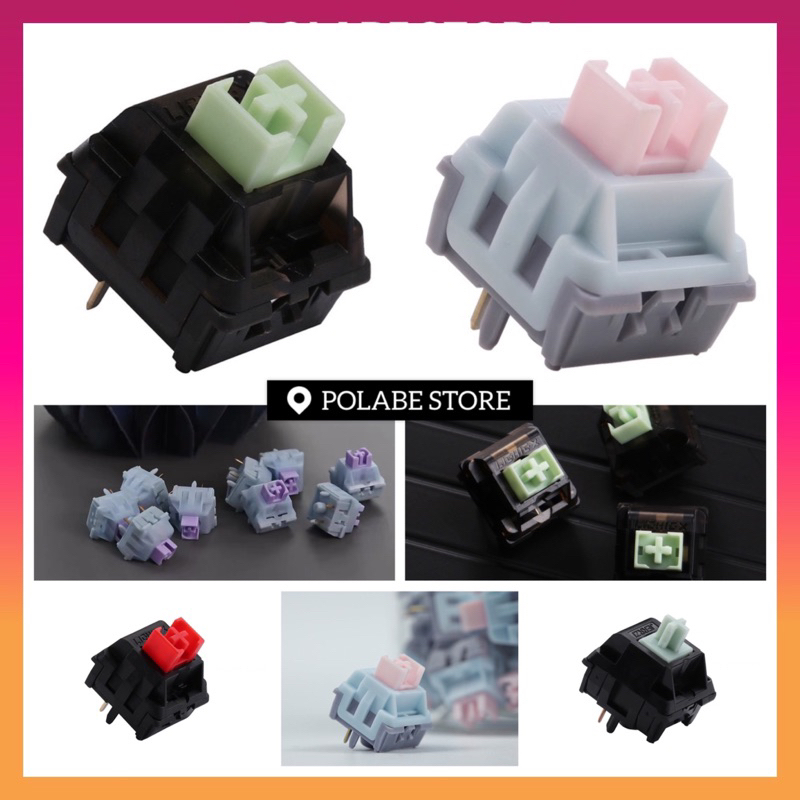 Xcjz Wasabi Lucy Silent linear Mechanical Keyboard switch - Polabe ...
