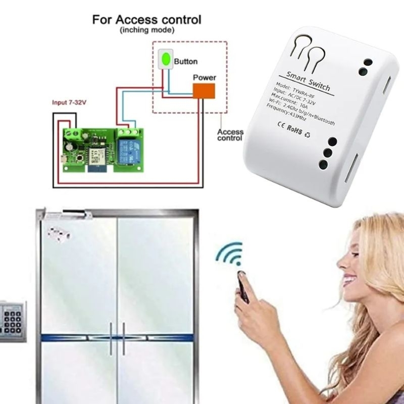 Tuya wifi 4-Button Switch Powered USB 5V On / Off Timer Control 4 ...