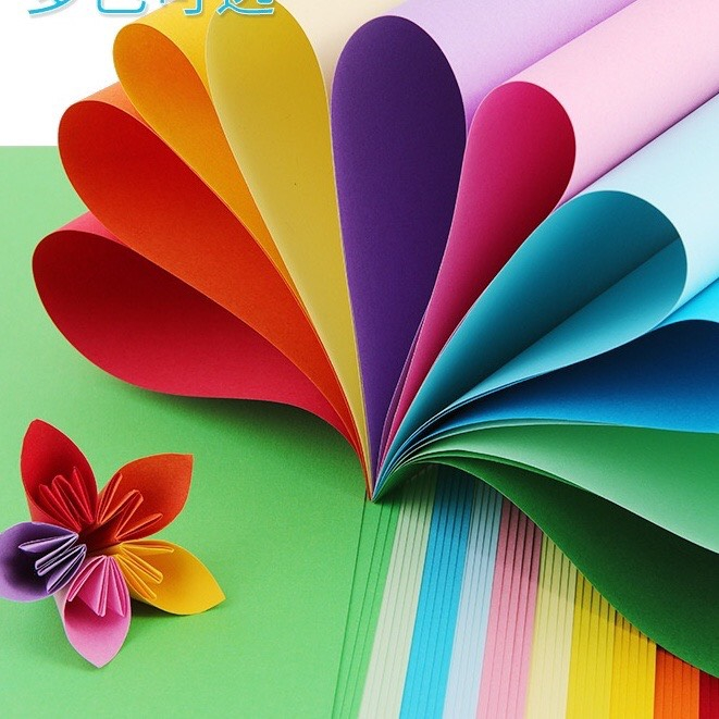 [10] Pgrand DL 80gsm assorted colored paper (not cardboard) | Shopee ...