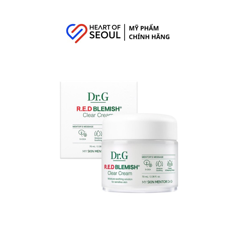Dr.g DrG Red Blemish Clear Cream 70ml (Korea Bill) | Shopee Philippines