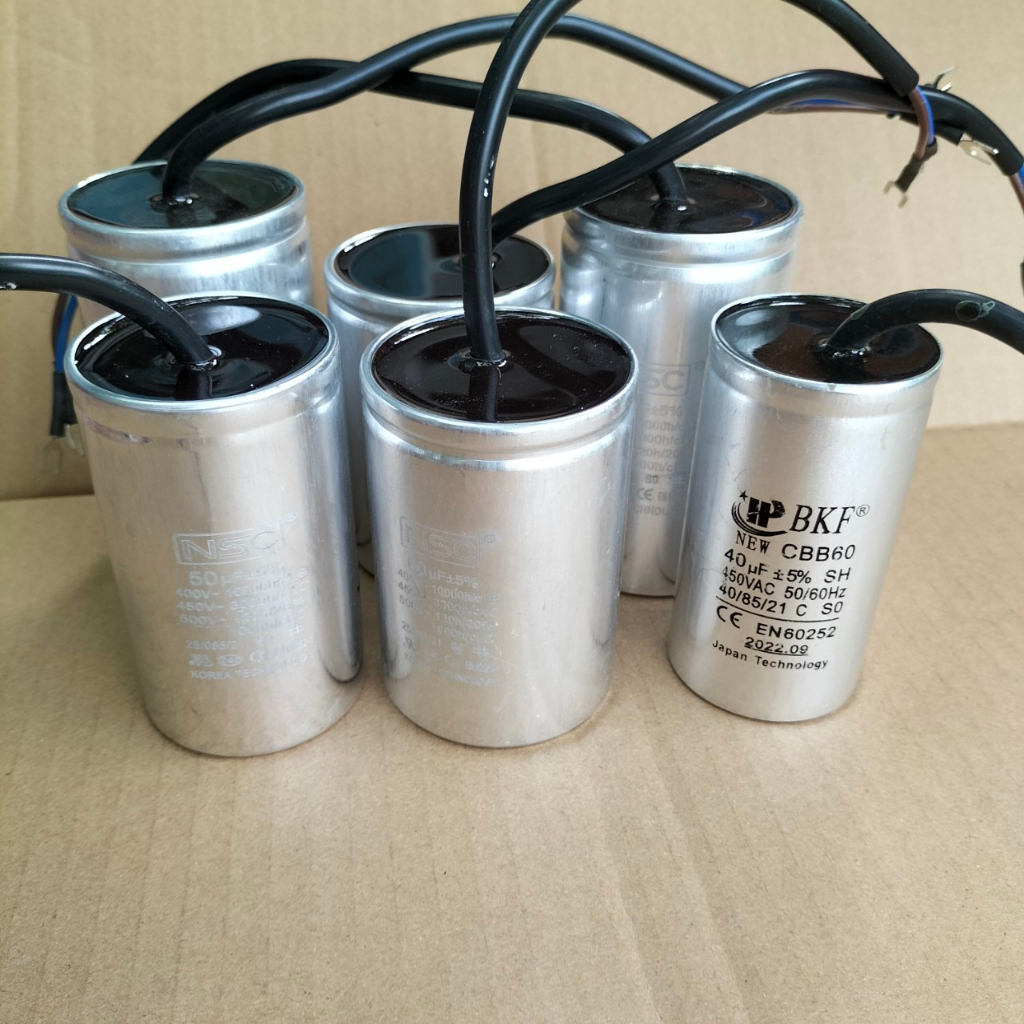 Capacitors for air conditioners, washing machines, pumps, aluminum ...