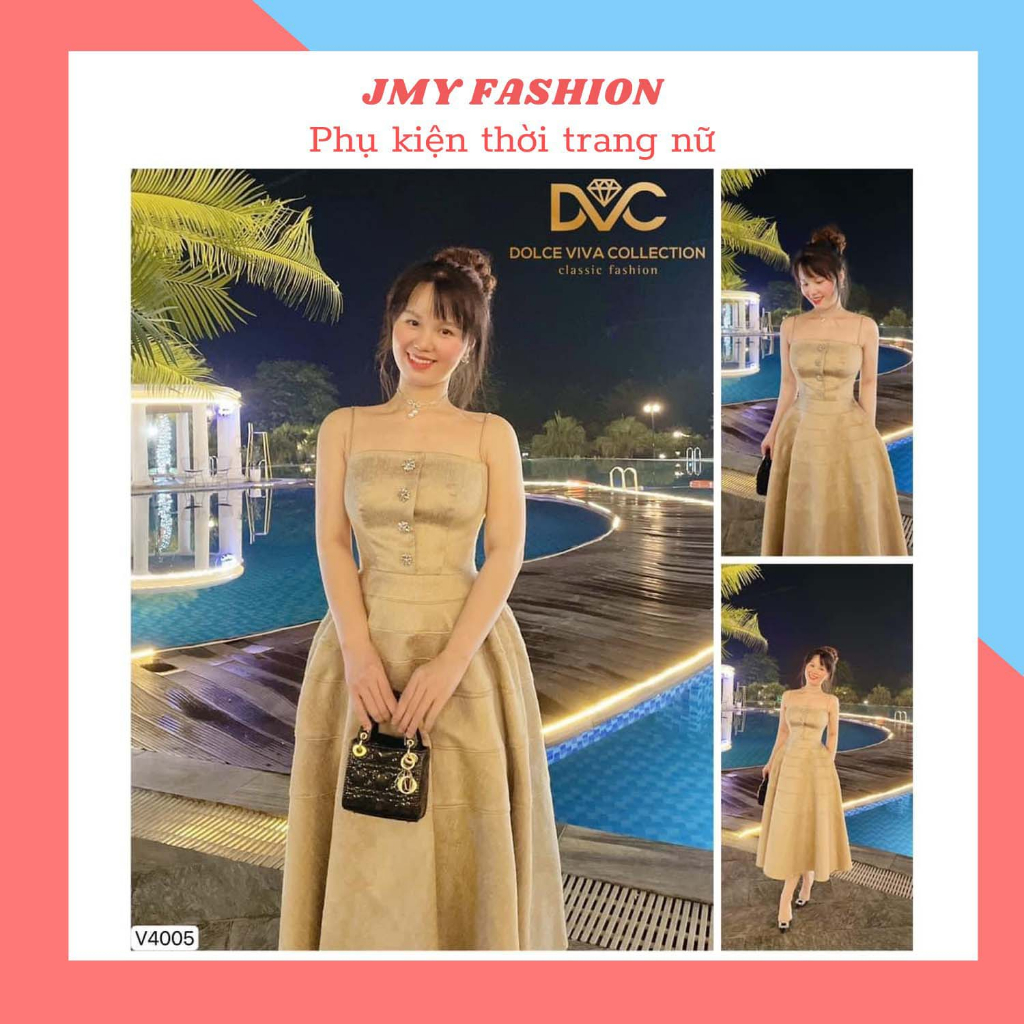 V4005 Lady long brown two-wire dress [Dolce Viva Colection (DVC)] super ...