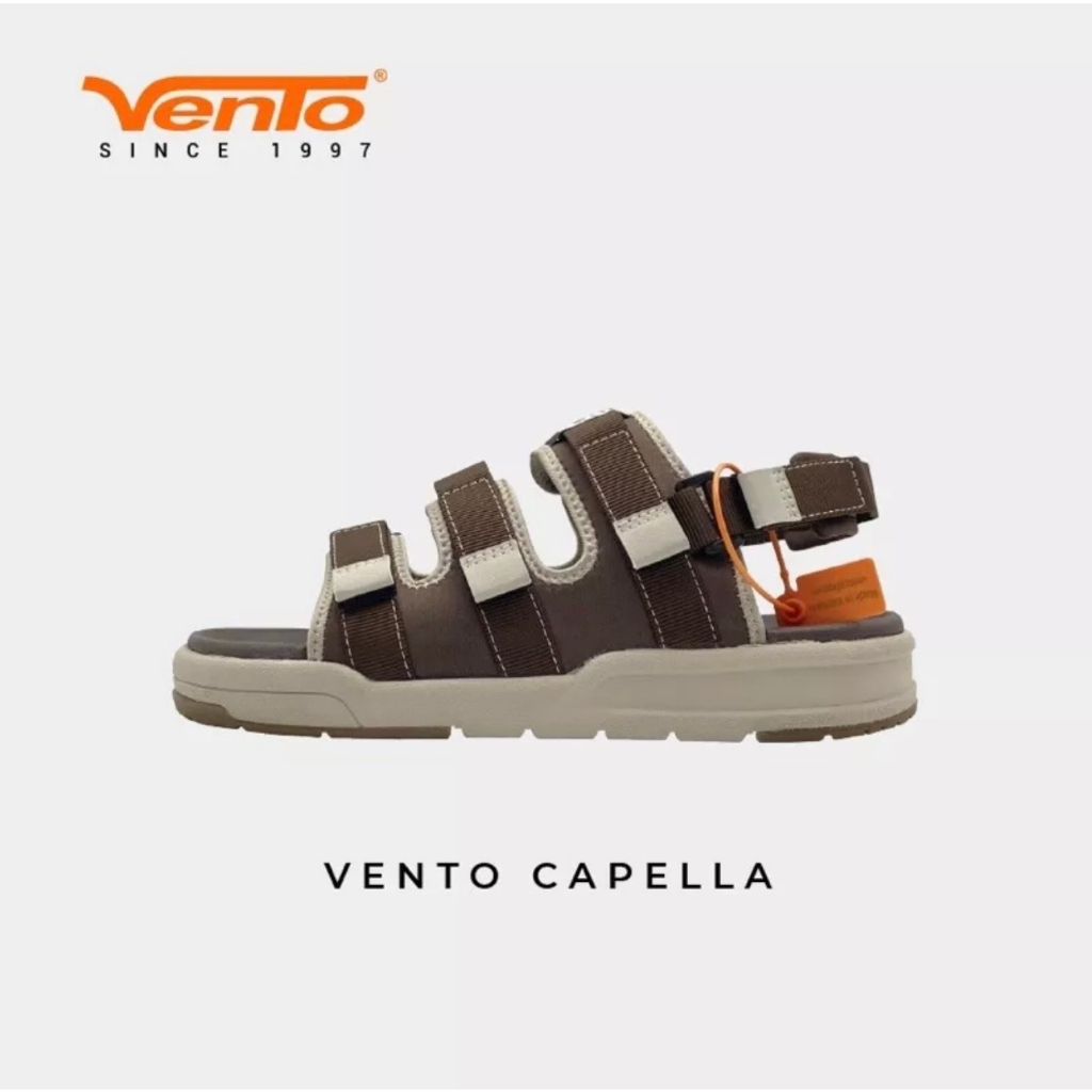 Genuine Vento Men's and Women's Sandals SD1001 Beige Brown | Shopee ...