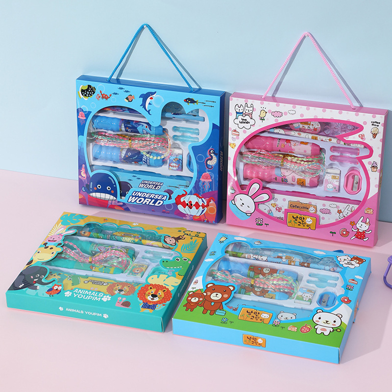 8 Piece Gift Box Learning Kits, Gift Set For Children In The New School ...