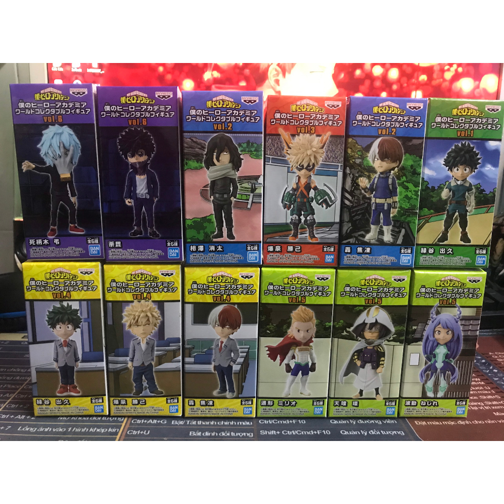 Wcf Models Hero Academy Deku Bakugo Todoroki Shoto Togata Mirio 1295