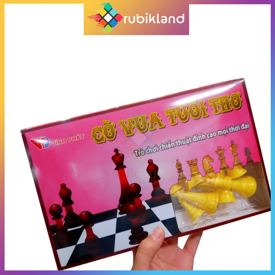 [Permanent Play] Chess Set Cheap Glass Box Size 31cm International ...