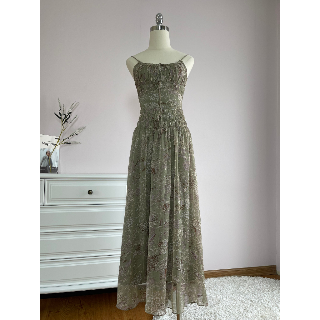 (D'lily) Super soft backless long silk maxi dress for the beach, travel ...