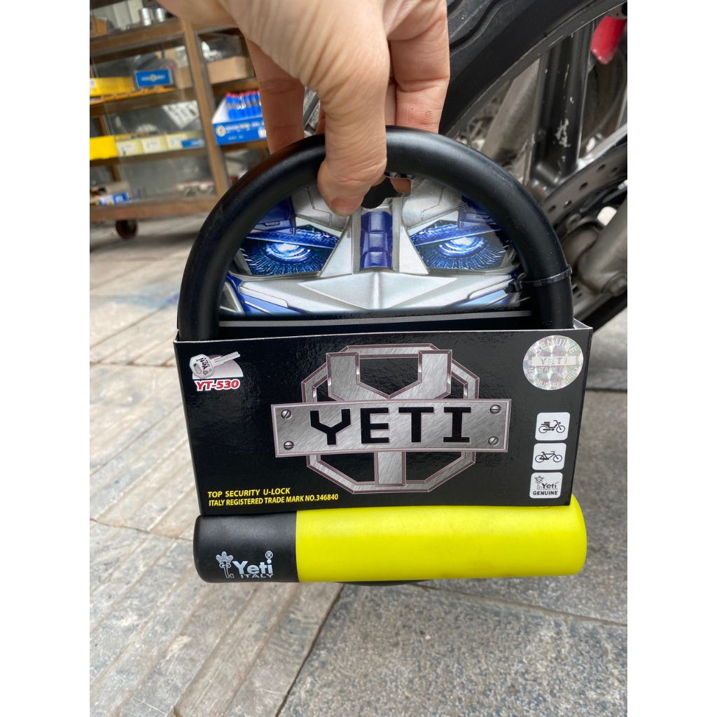 Genuine - Anti-Theft Motorcycle Lock, YETI U-Lock Anti-Cut Motorcycle ...