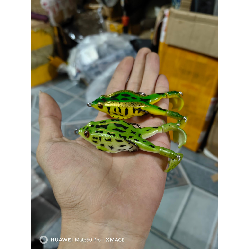 Prop frog snakehead and imitation fishing bait with whirlpool propeller ...
