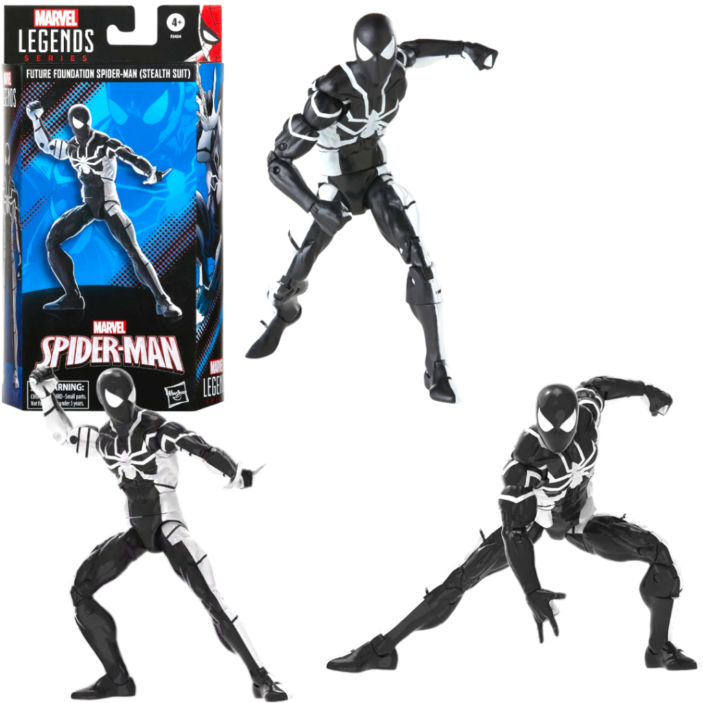 Spider Man Marvel Legends Future Foundation Spider-Man (Stealth Suit ...