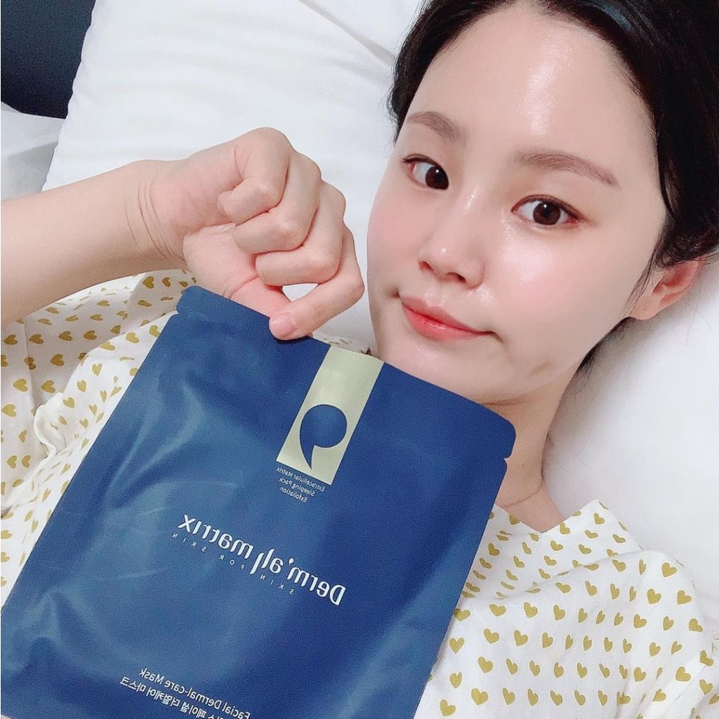 Derm all Matrix Facial Dermal-care Mask (New Model In Charcoal Blue ...