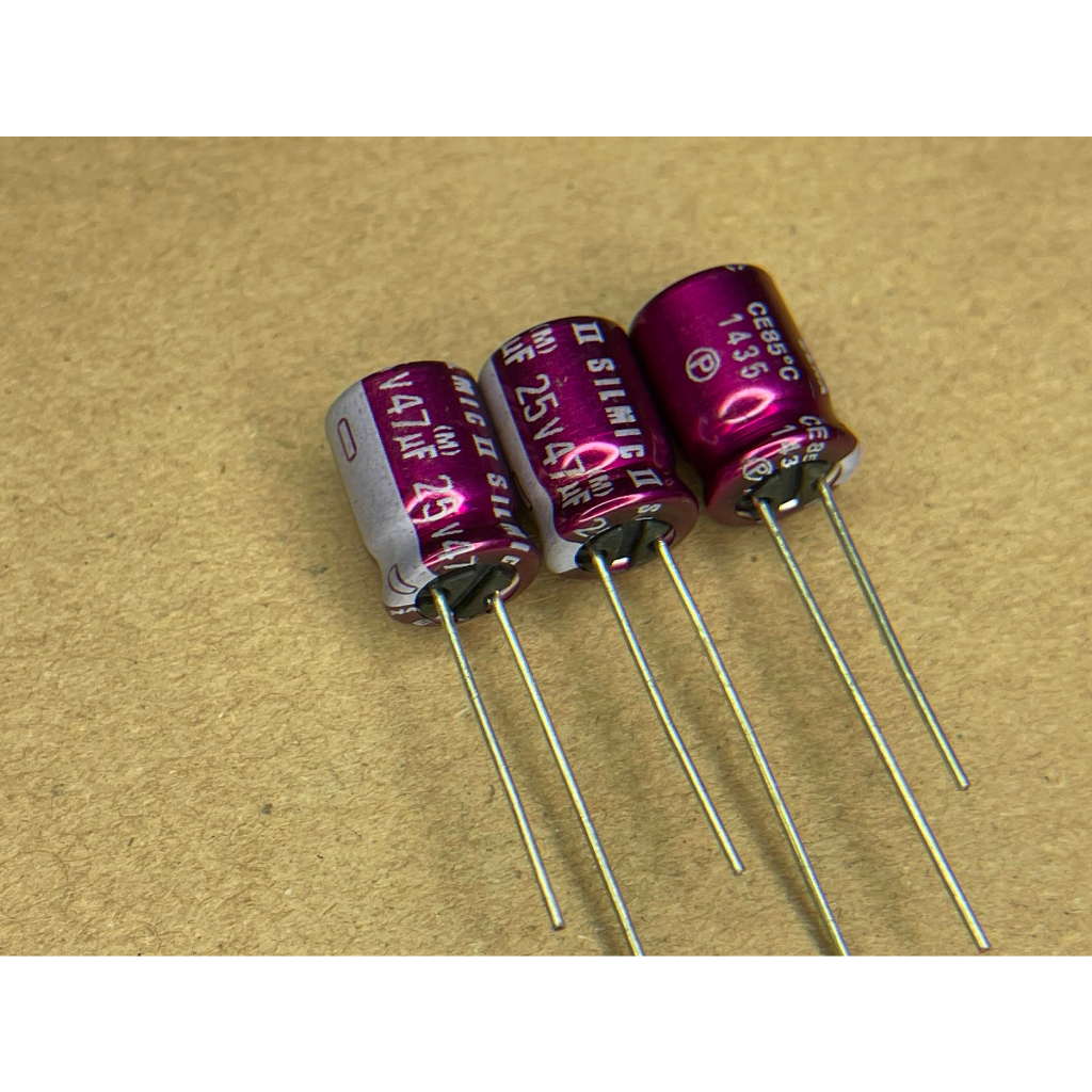 47uf 25V ELNA Silmic II Capacitor (purple) | Shopee Philippines