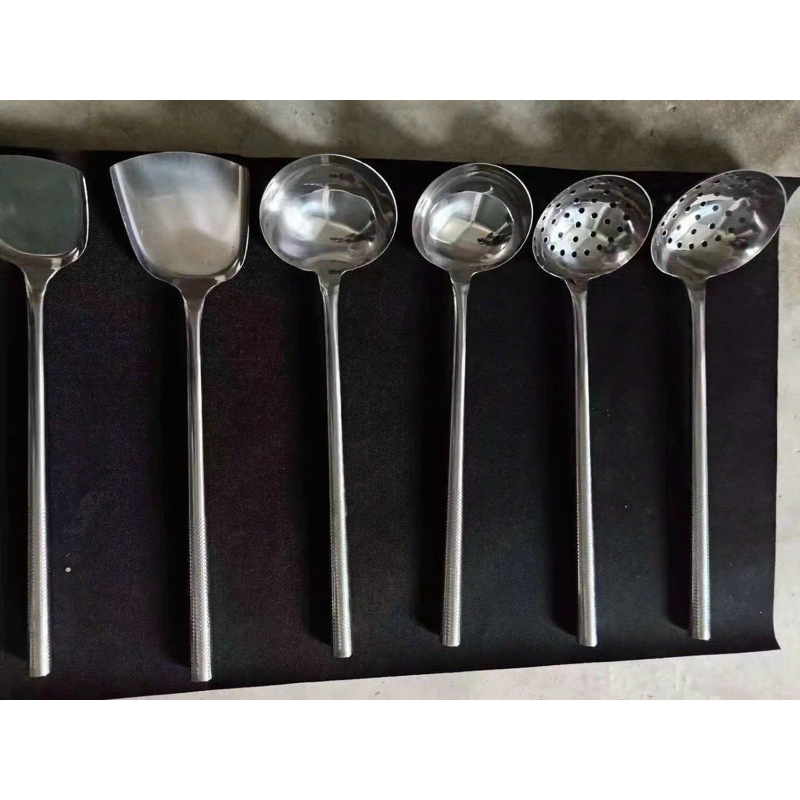 Industrial stainless steel ladle No. 10 - 12 (Solid ladle, perforated ...