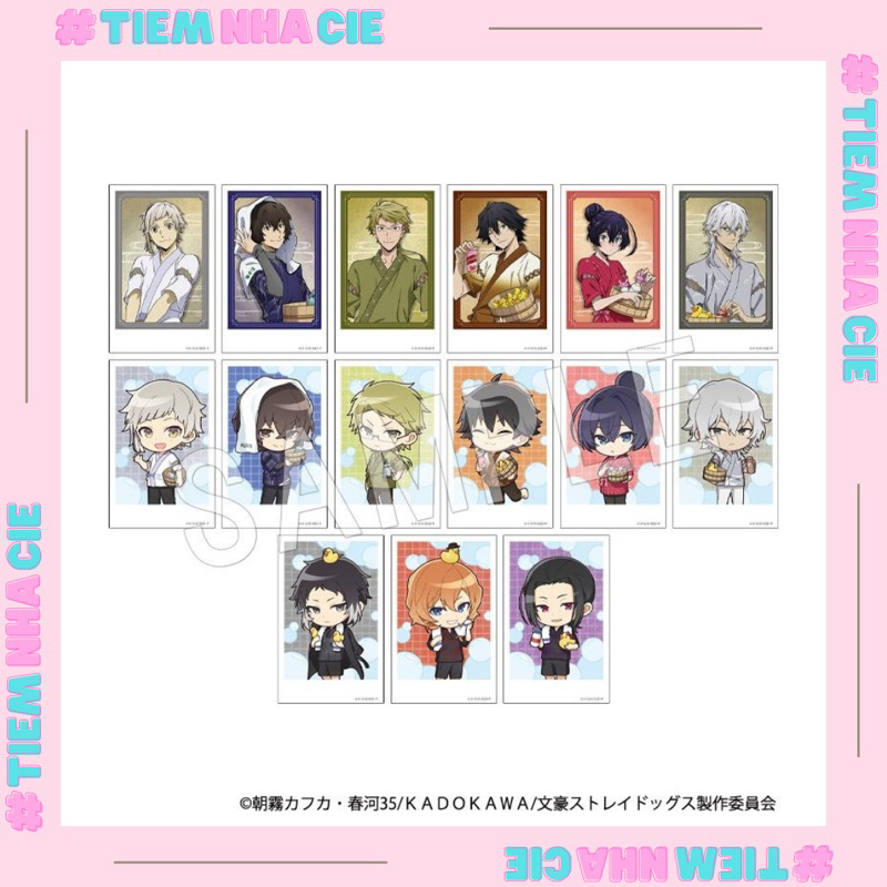 [Cie's Shop] [AVAILABLE] BSD Bungou Stray Dogs Character Card Van Hao ...