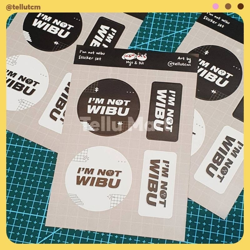 Sticker Anime I Not Wibu | Shopee Philippines