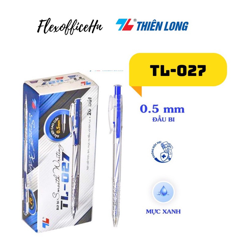 Thien Long 027 ballpoint pen (box of 20) genuine company product ...
