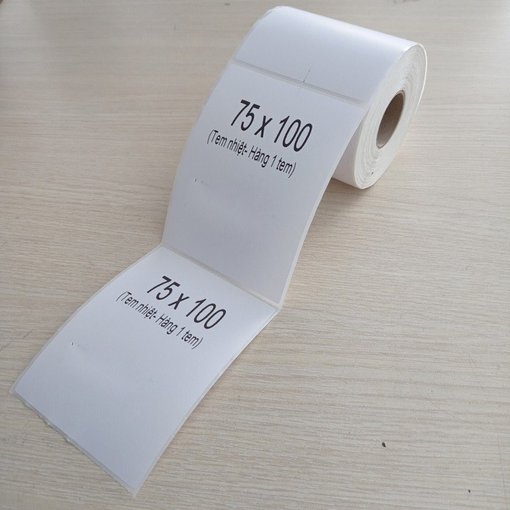 A7 thermal Decal paper for printing orders, 75x100mm paper size, 30 ...