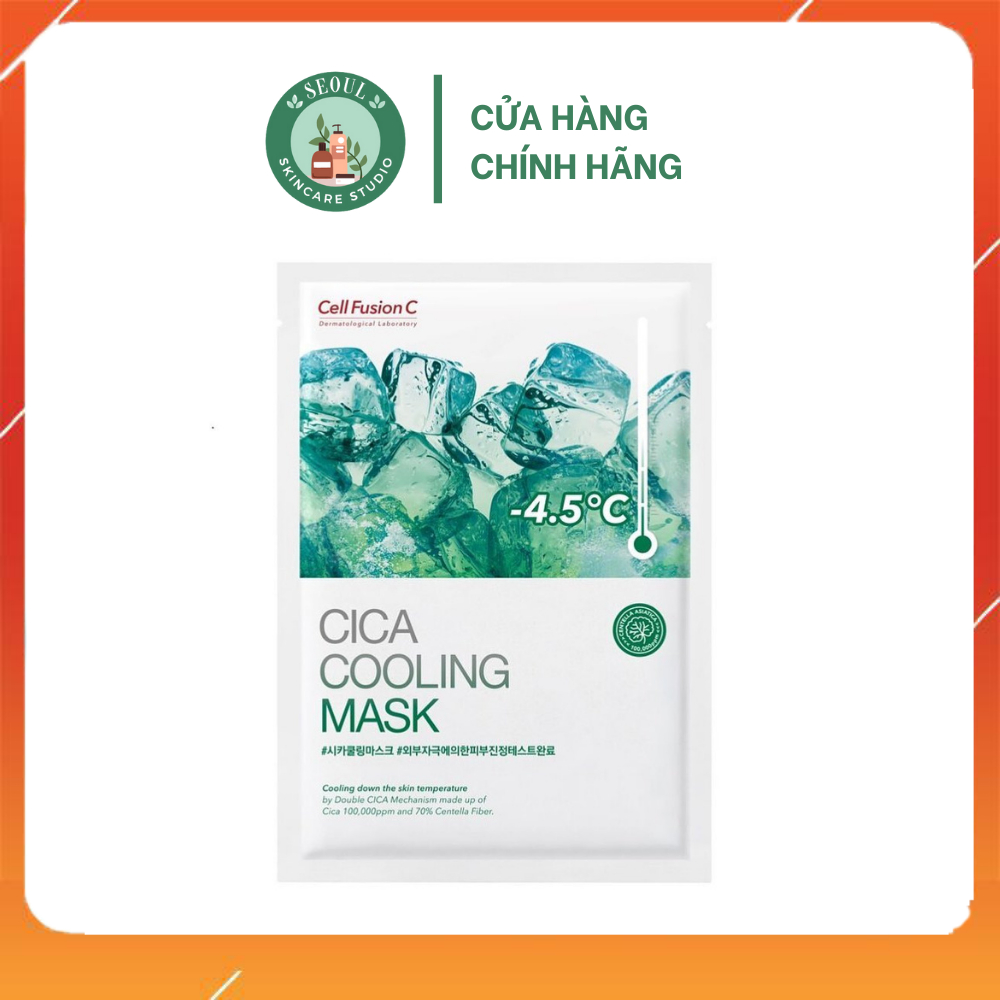 Cell Fusion C Cica Cooling Mask Emergency Moisturizing and Soothing ...