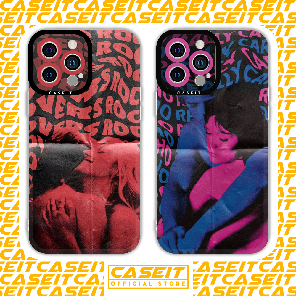Caseit TV girl Lovers Rock Abstract aesthetic square edge iphone case 8 ...