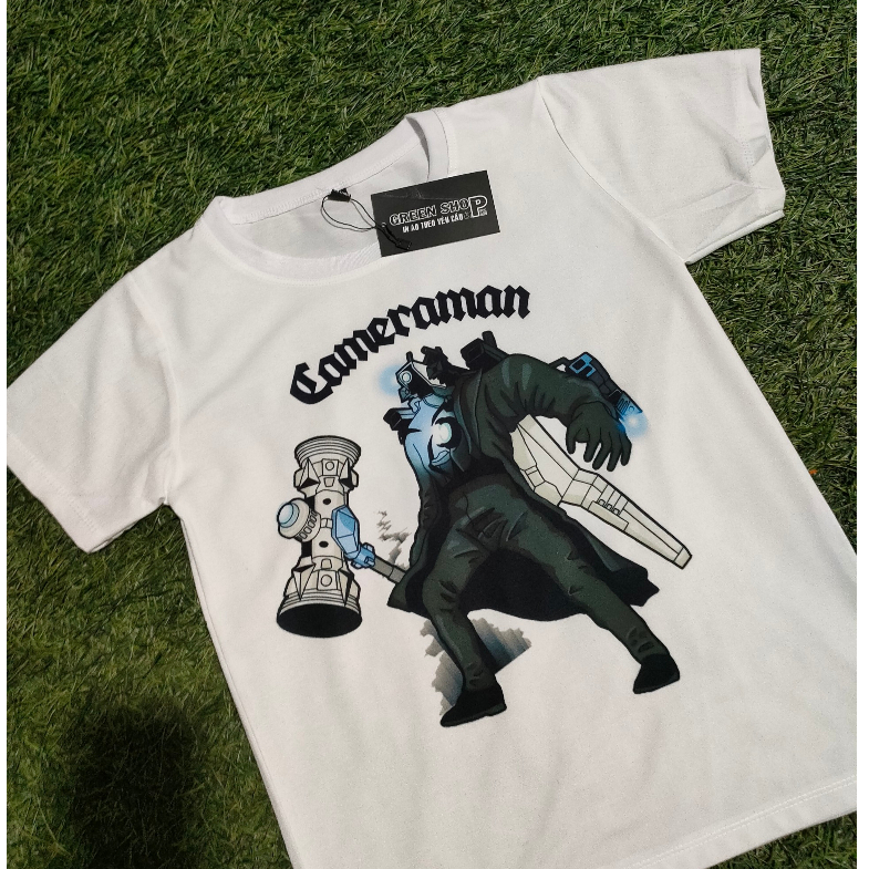 Titan Cameraman BOSS Skibidi Toilet Monster Camera Man T-Shirt Cool ...