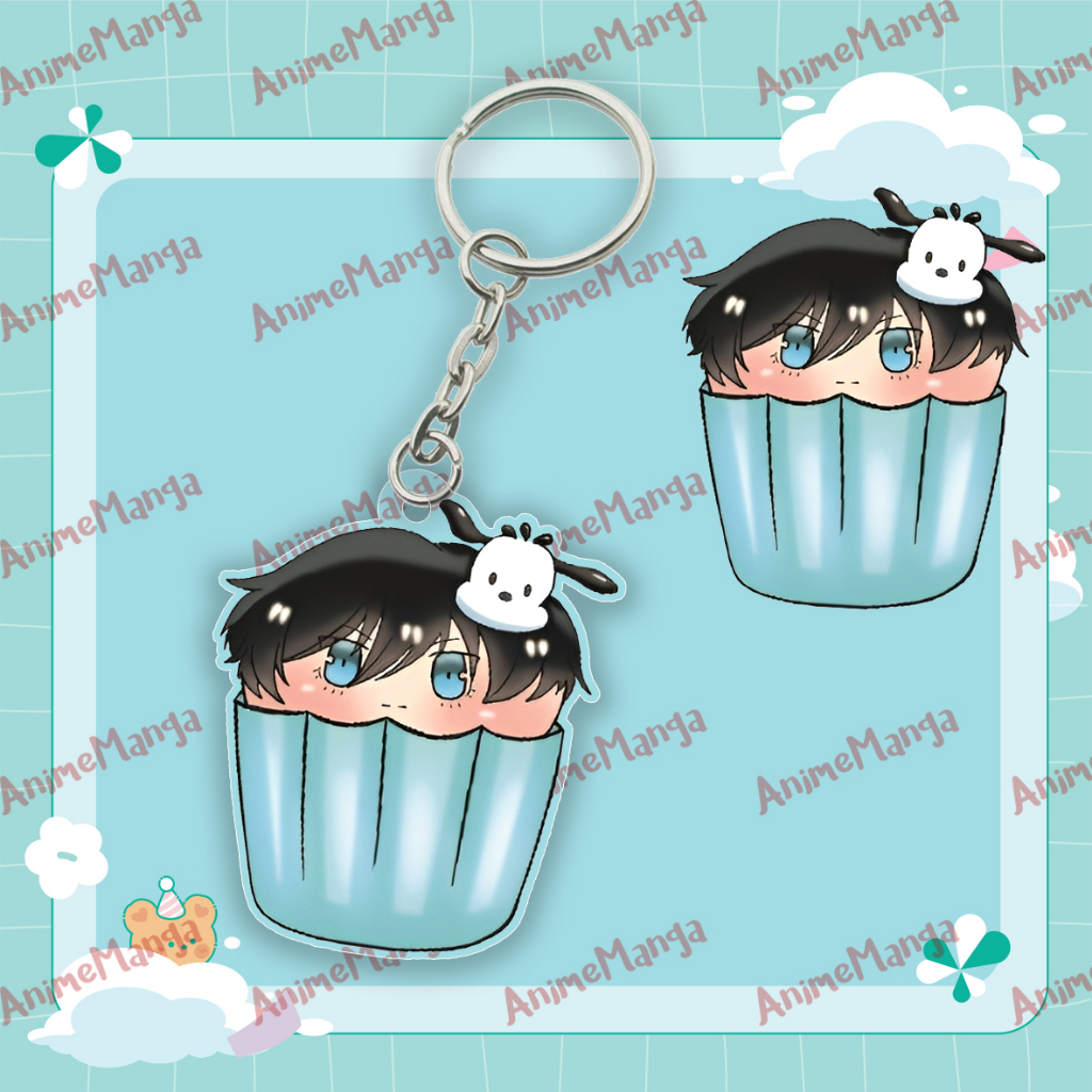 Blue Lock Ver Face Chibi Key Chain Printed Anime Chibi Acrylic Nagi ...