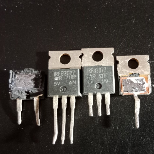 Mosfet IRFB3077 210A 75V 370W Remove The Red Copper Back Machine ...