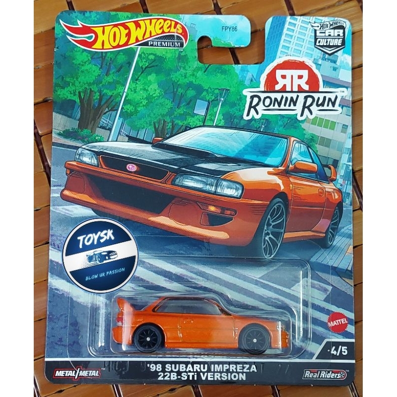 Toysk Static Model Car 98 Subaru Impreza 22B STi Vertion Hotwheels ...