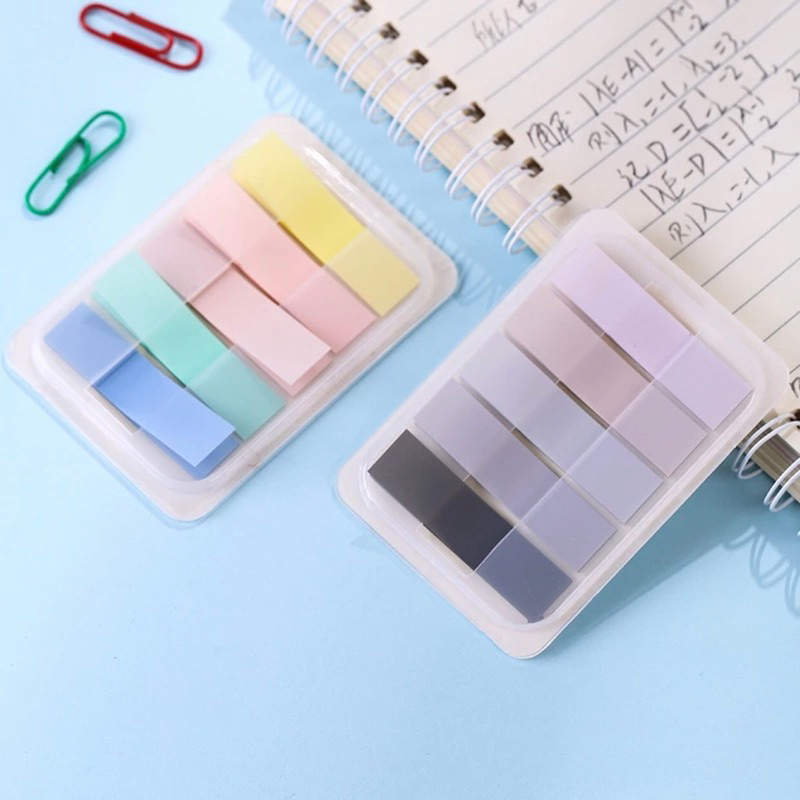 Transparent PET Classic Sticky Notes Transparent Morandi Sticky Notes ...
