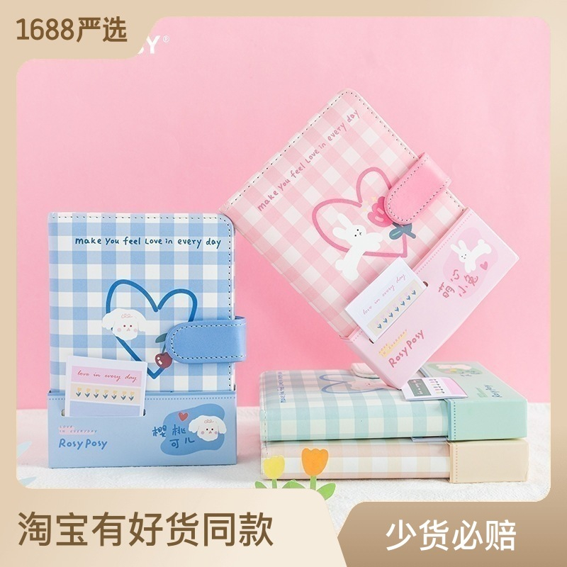 Super cute Rosy Posy Caro Notebook in Pastel color (Free Sticker ...