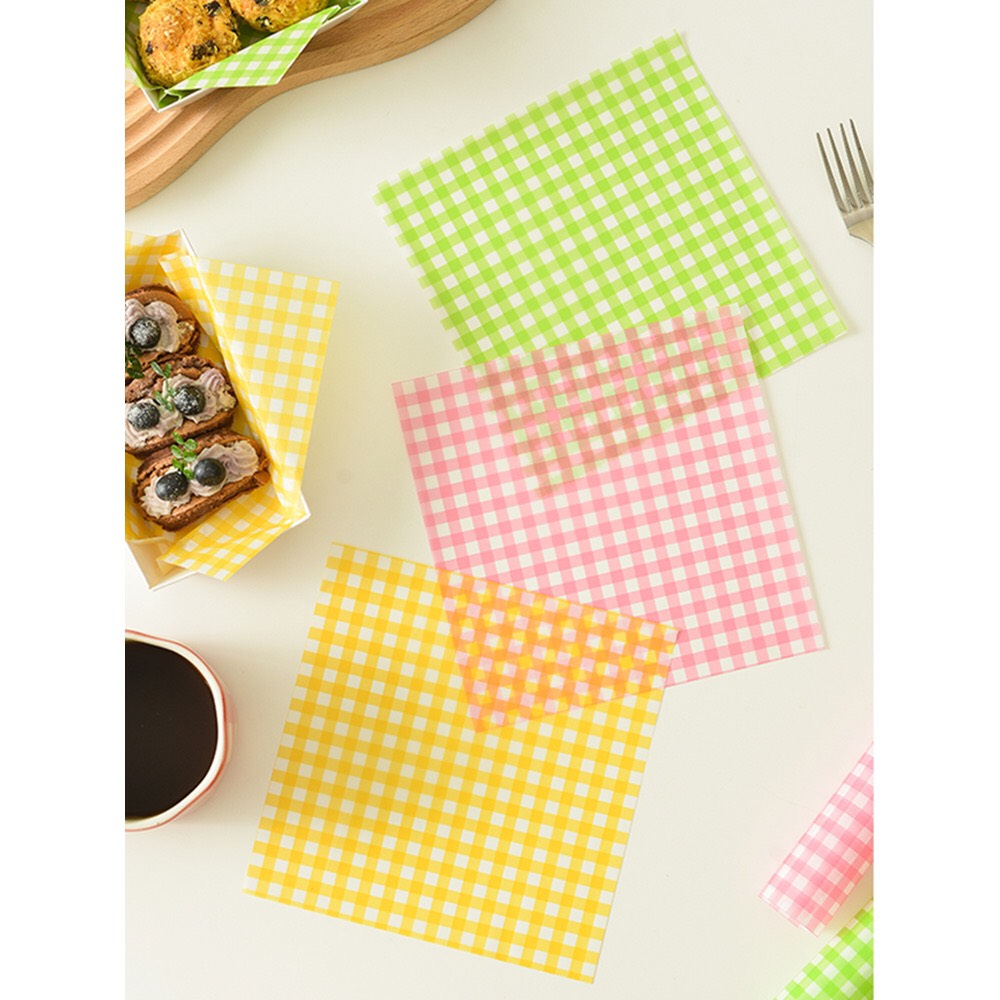 Bagasse box lining paper, Bento box (18x18cm) 50 sheets | Shopee ...