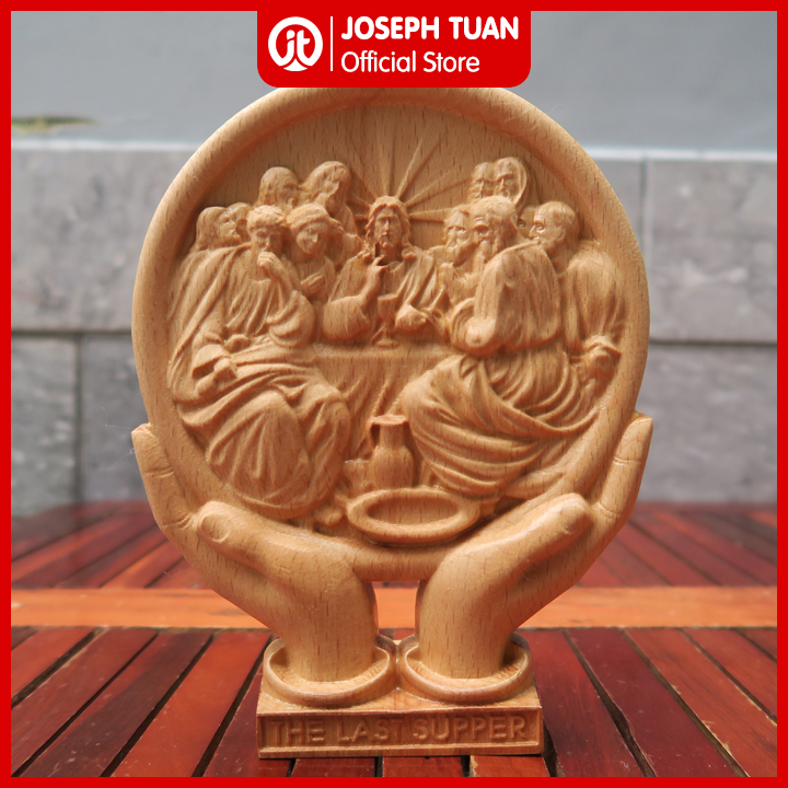 Wooden tabletop statue of The Last Supper (The Last Supper) | Shopee ...