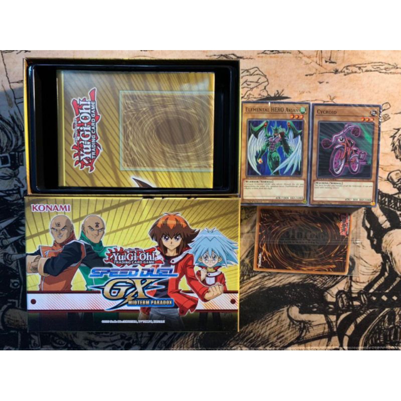 Genuine Yugioh card box, Speed duel Midterm Paradox GX ( deck + promo ...