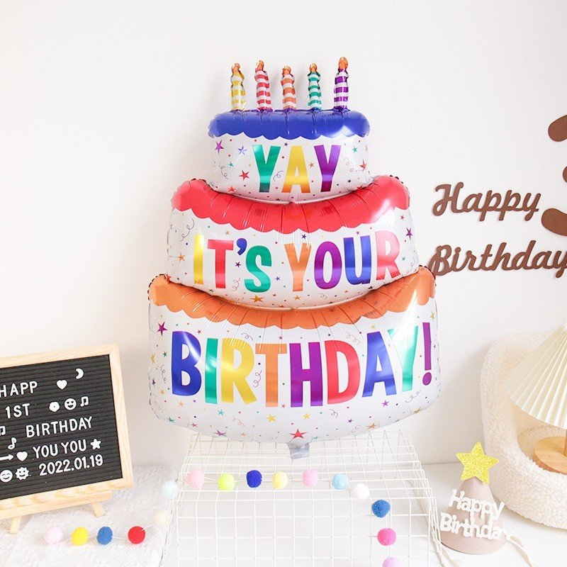 Happy BirthDay BirthDay Cake Balloons | Shopee Philippines