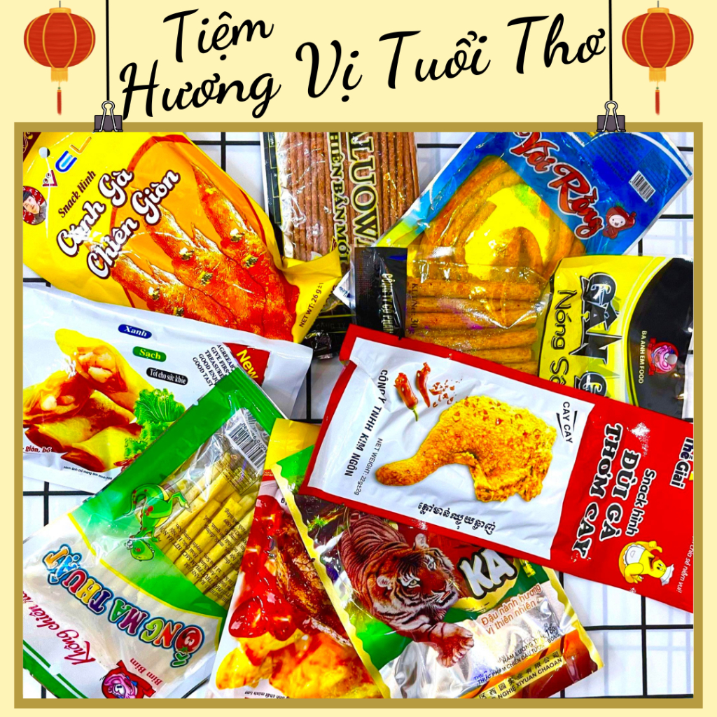 Spicy flavored toothpicks, instant snacks of many types Hang Dai/The ...