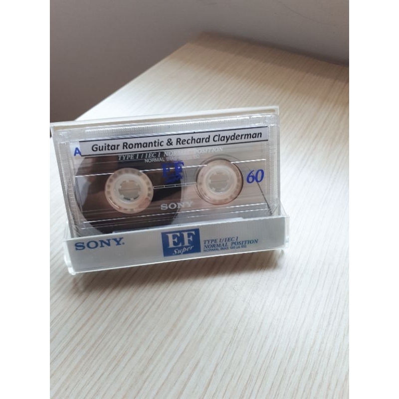 Sony EF60 cassette Tape- Romantic & Richard Clayderman Guitar | Shopee ...