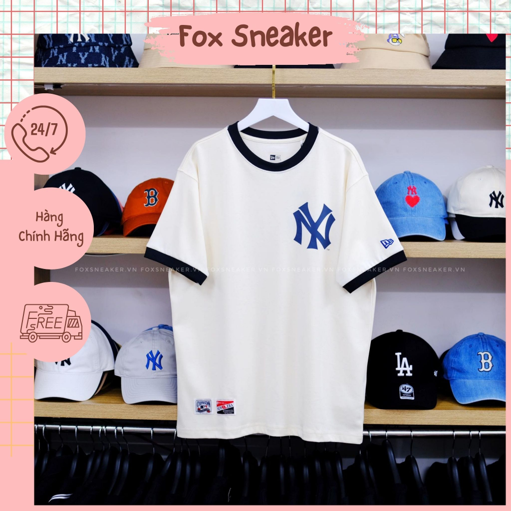 NEW ERA New York Yankees MLB New York Yankees T-Shirt In Cream Color ...