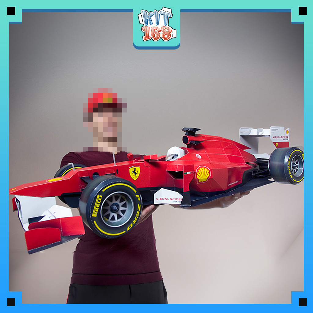 Ferrari F1 racing car paper model | Shopee Philippines