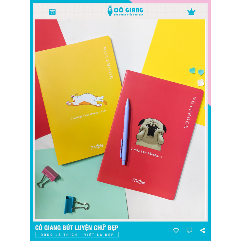 Combo of 5 horizontal notebooks with 80 pages CG2501, 80-page ...