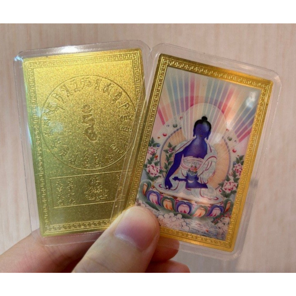 Buddha card, Golden card of the god of wealth, Golden card of tara ...
