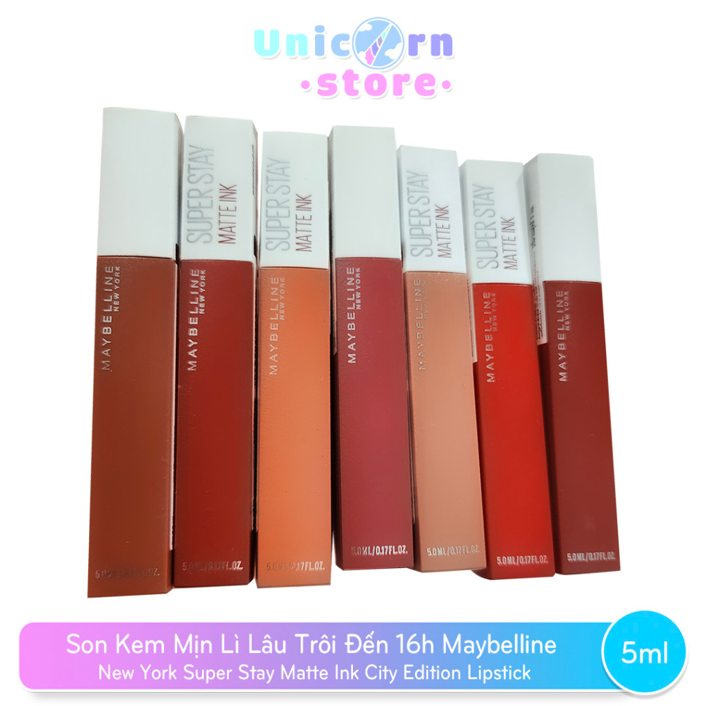 16h Maybelline New York Super Stay Matte Ink City Edition Lipstick ...