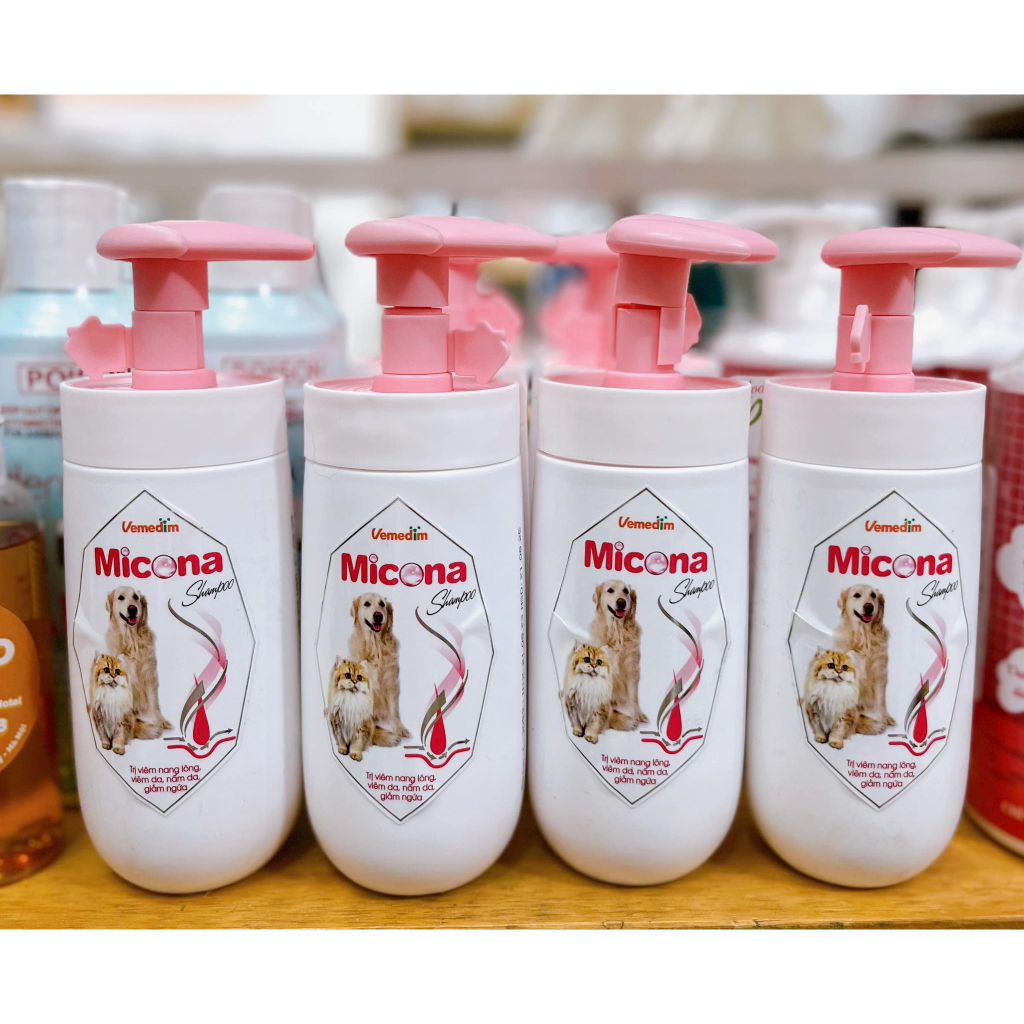 Micona Vemedim Folliculitis, Dermatitis, and Fungus Shower Gel for Dogs ...