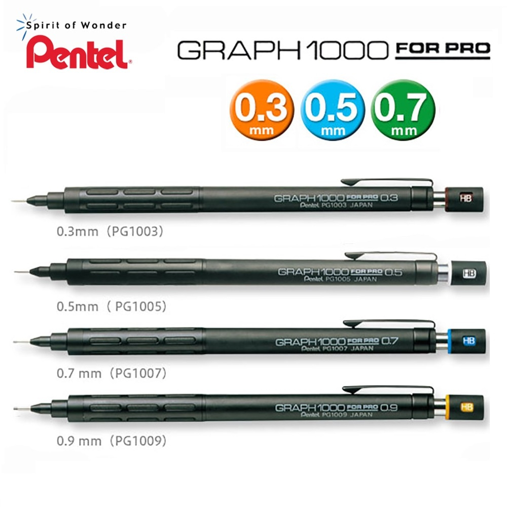 Pentel graph gear 1000 for Pro graphgear mechanical pencil | Shopee ...