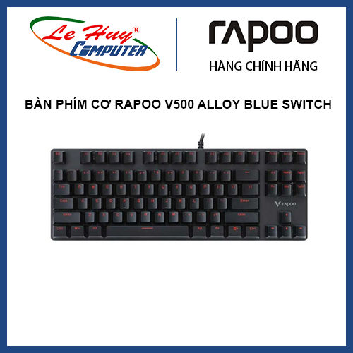 Rapoo V500 Alloy Blue Switch Mechanical Keyboard | Shopee Philippines