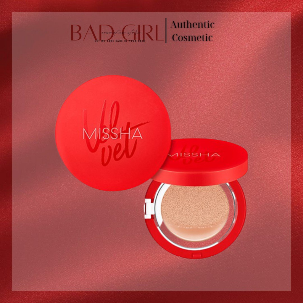 Missha Velvet Finish Cushion Powder (Red Model) | Shopee Philippines