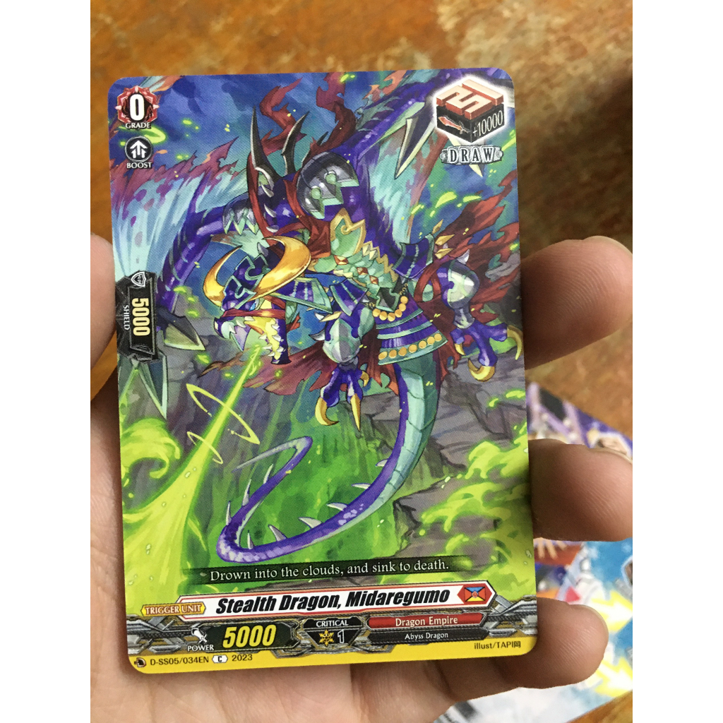 Cardfight Vanguard Stealth Dragon, Midaregumo D-SS05 /034EN Draw ...
