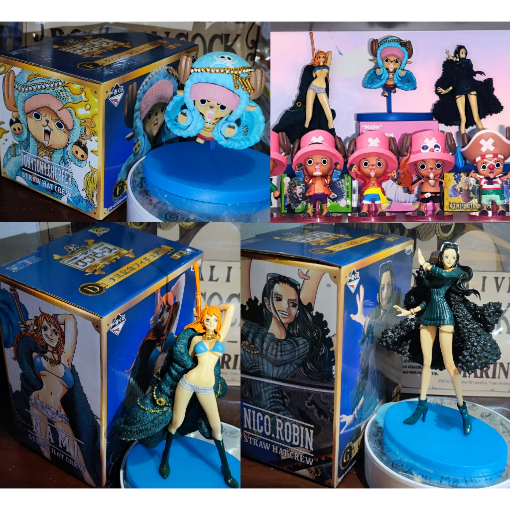 One piece Character Model - Nami - Chopper - Robin Anniversary Edition ...