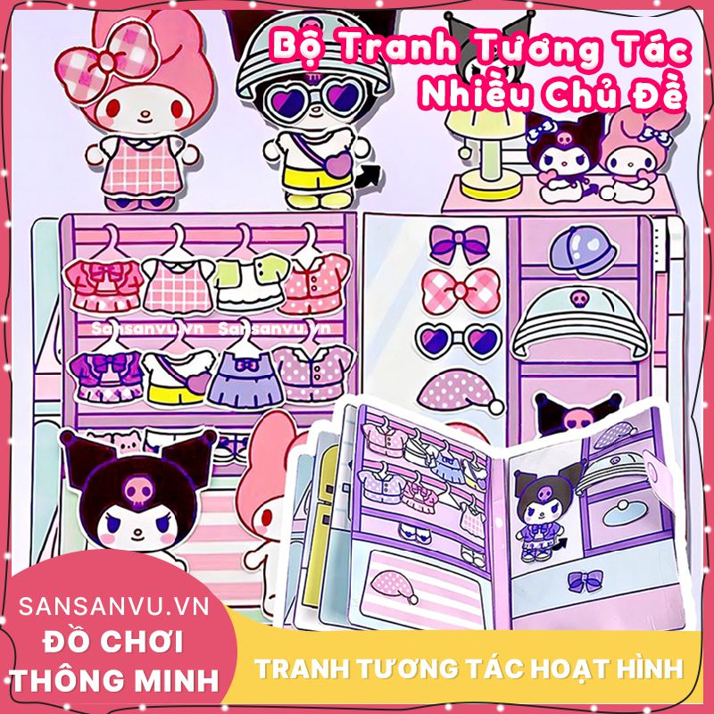 Sansanvu cartoon interactive picture set with many cute and diverse ...