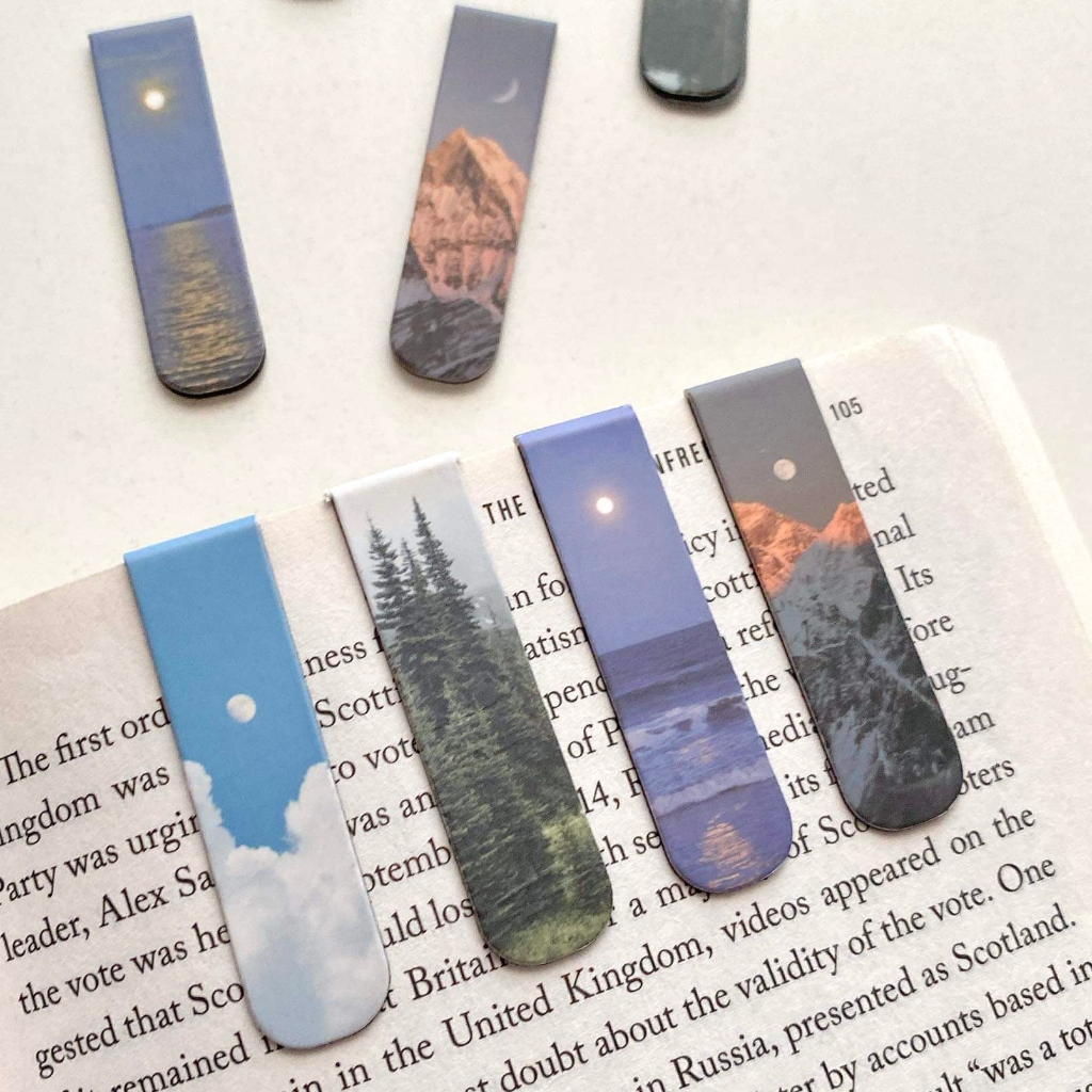 Magnetic Bookmark Sky / Birth Flower Magnetic Bookmark | Shopee Philippines