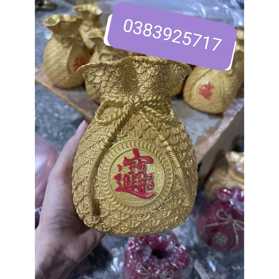 Money bag vase with rice flowers to attract fortune | Shopee Philippines